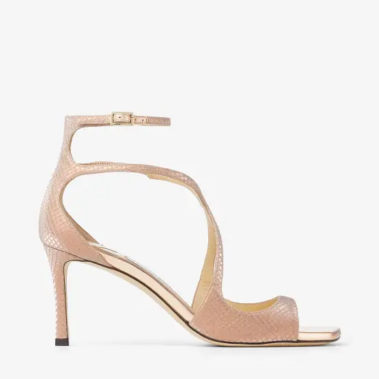 Maryanne Mule 100 孔雀蓝色莱卡面料尖头穆勒鞋 秋季系列 Jimmy Choo