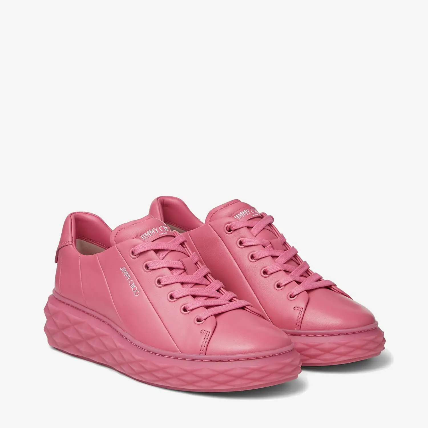 Diamondlightmaxif 糖粉色厚底低帮运动鞋 Jimmy Choo