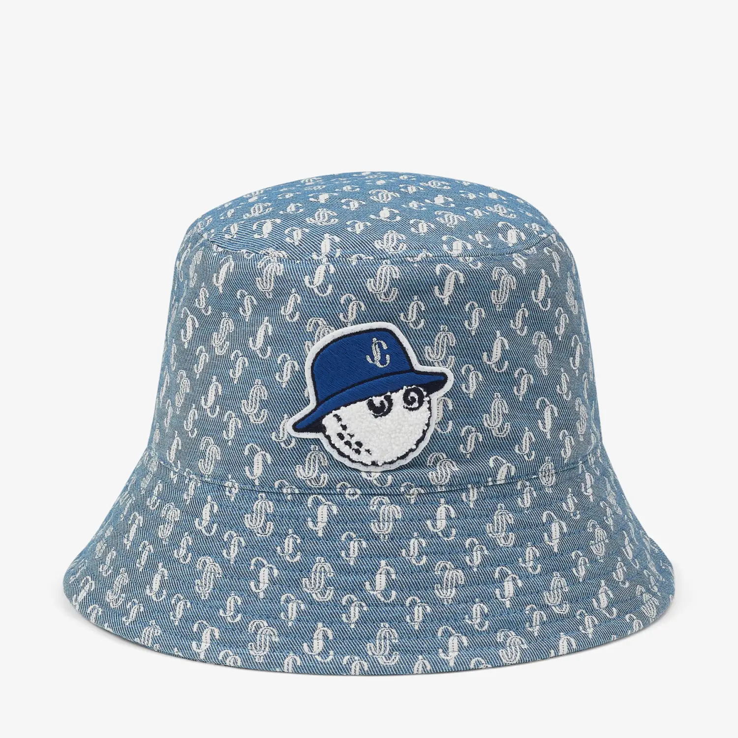 Jimmy Choo / Malbon Bucket Hat | 字母饰丹宁色渔夫帽 | Jimmy Choo / Malbon 联名款 ...